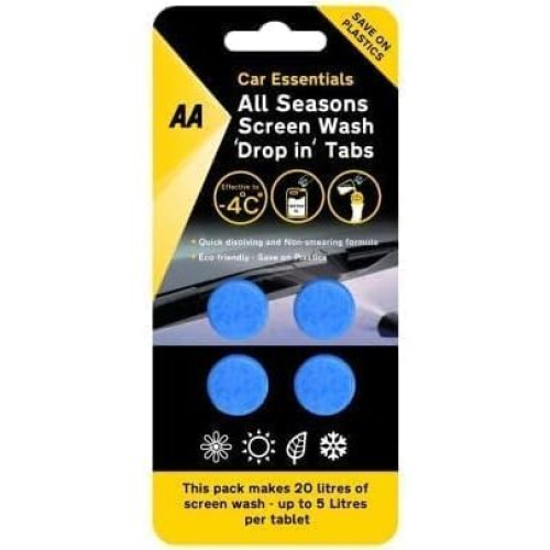 AA All Seasons Screenwash tablets x 4 on OnBuy