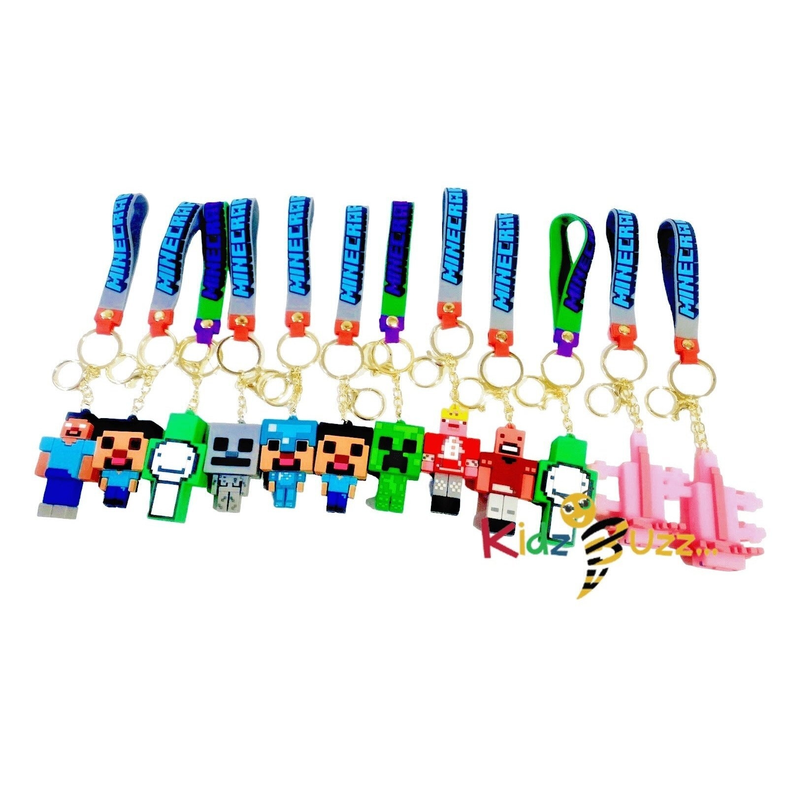 MineCraft Number Robots Rob-lox Characters Key-rings on OnBuy