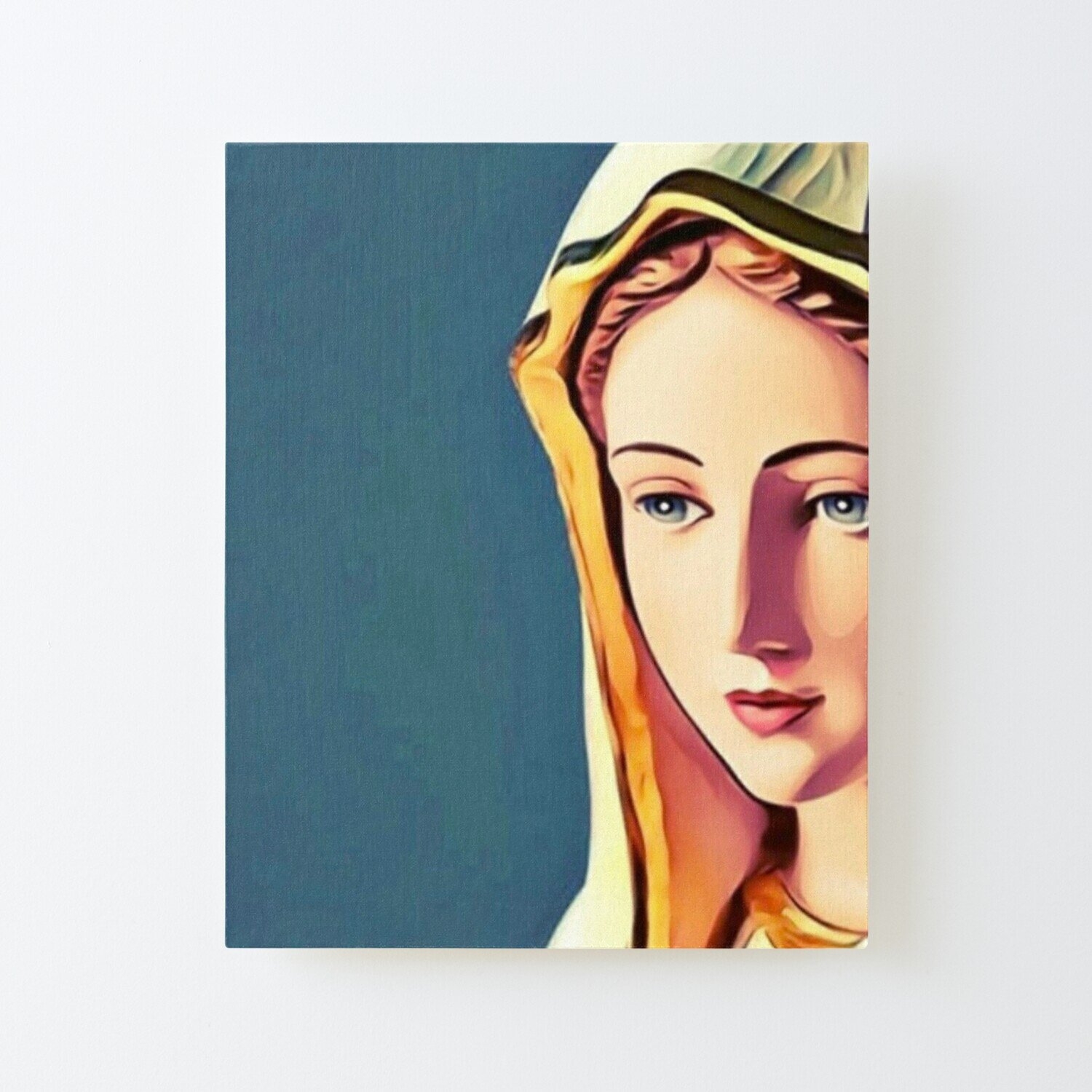 Canvas Print Only The Face of the Blessed Virgin Mary, Mother of Jesus ...