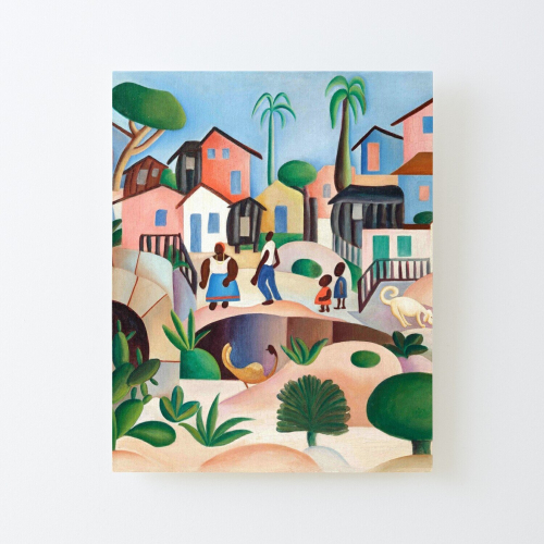 Canvas Print Only Tarsila do Amaral - The Hill of the Favela Morro da ...