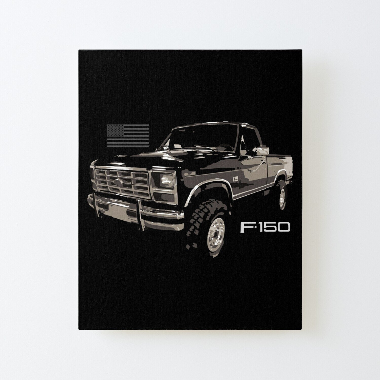 Canvas Print Only Vintage 1986 Ford F150 XLT Lariat Truck Poster Wall ...