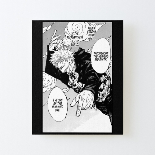 Canvas Print Only Gojo Satoru - Throughout the Heavens and Earth Poster ...