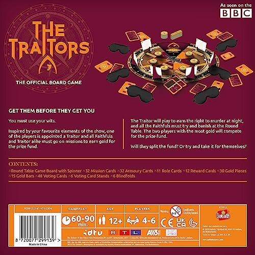 Goliath Games Presents: The Traitors - Official Board Game | Based on ...