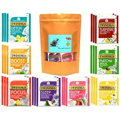 Twinings Superblends Assortment Fruit Herbal tea Selection Gift Set ...