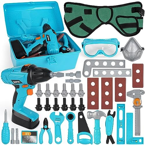 Vanplay Kids Toys Kids Tool Set Pretend Play Tools Kit with Electronic ...
