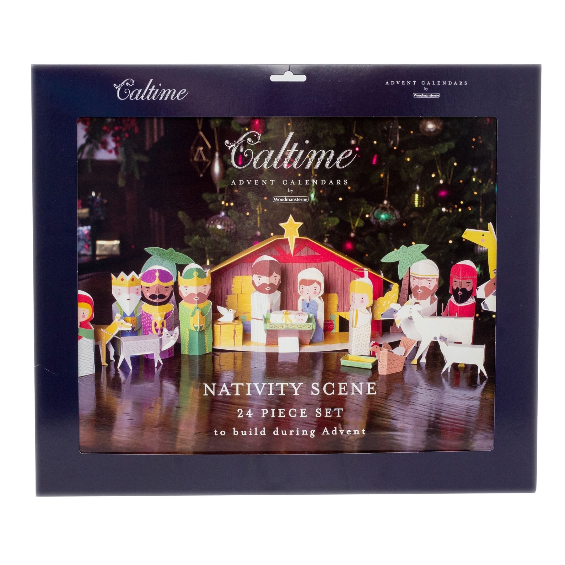 3D Nativity Scene Christmas Advent Calendar | 24 Piece Build It ...