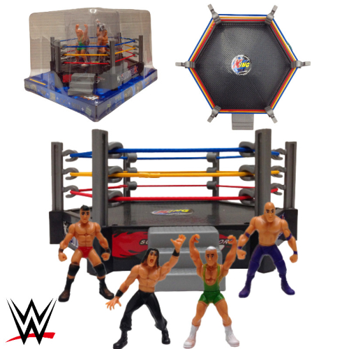 Smackdown Warriors Wrestler Toys Kid Wrestling Playset Miniature Figure ...