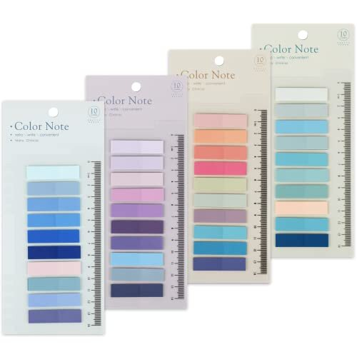 Smarpau 4 Pack Book Tabs, 800 Pieces Sticky Tabs Index Tabs Writable ...