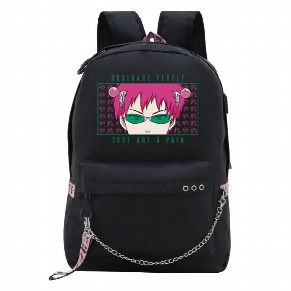Anime The Disastrous Life of Saiki K school bags backpacks for school ...