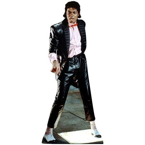 Michael Jackson Lifesize Cardboard Cutout 178cm - Self-Supporting, 70in ...