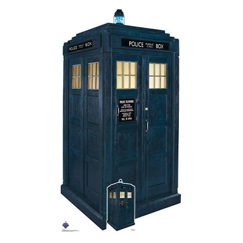 TARDIS Police Box Doctor Who 60th Anniversary Lifesize Cardboard Cutout ...