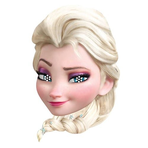 Frozen Elsa Cardboard Face Mask on OnBuy