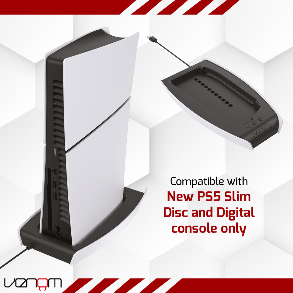 Venom LED Light-up Console Stand for PS5 Slim (VS5019) - 7-Color USB ...