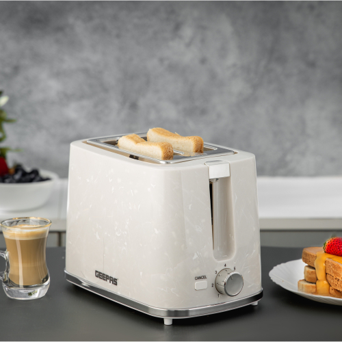 Geepas 2 Slice Bread Toaster Texture Design on OnBuy