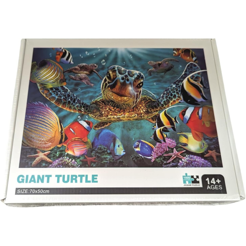 Giant Sea Turtle 1000 Piece Jigsaw Puzzle For Adults Colourful ...