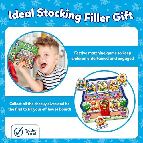 Orchard Toys Elf Lotto Mini Games, Travel Games for Kids to Learn ...