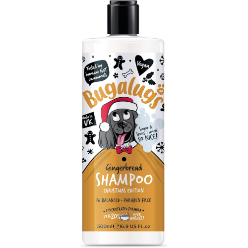 Bugalugs Gingerbread Dog Shampoo Christmas Edition festively fragrant ...