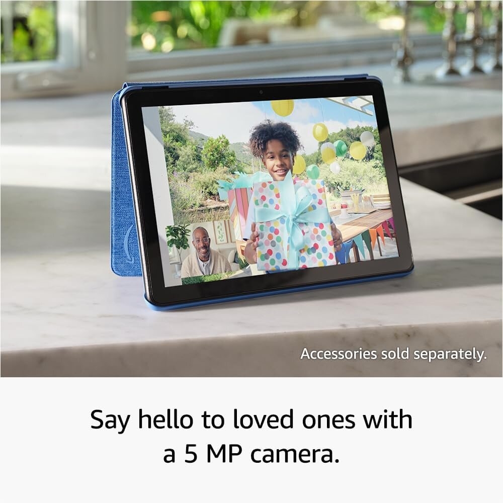 Amazon Fire HD 10 tablet, built for relaxation, 10.1" vibrant Full HD ...