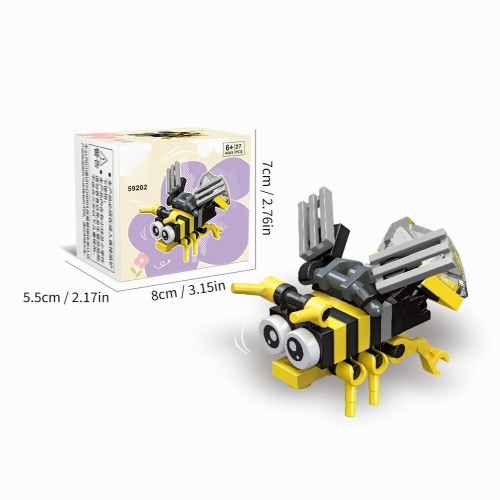 Insect Kingdom Building Block Set 12 Different Types Of Insect Building ...