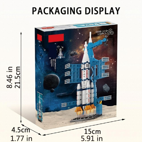 107 130 PCS Space Exploration Building Kit KIDS Toys Aviation Spaceport ...