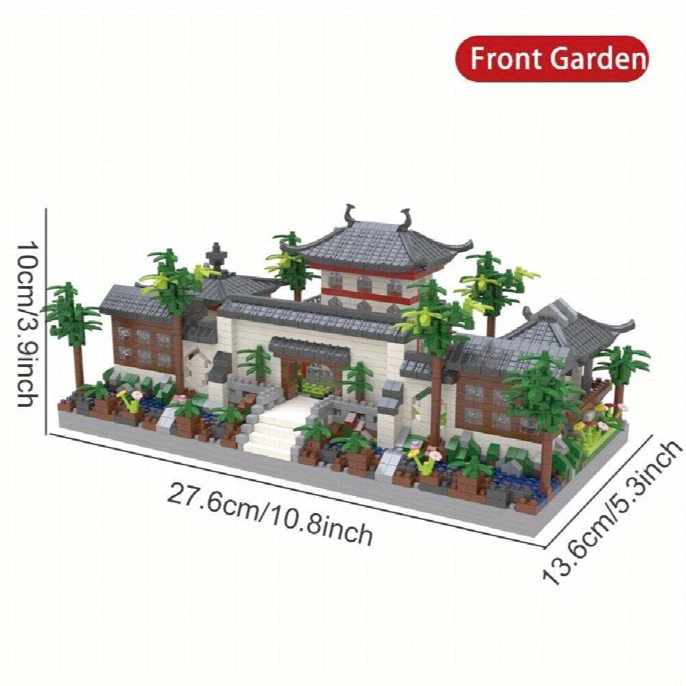 Chinese Architecture Of Suzhou Garden Micro Mini Building Blocks Set Collectible Models Of ...