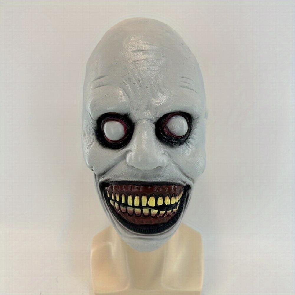 1pc Mens Creepy Halloween Mask Scary Smiling Demon Evil Cosplay Horror ...