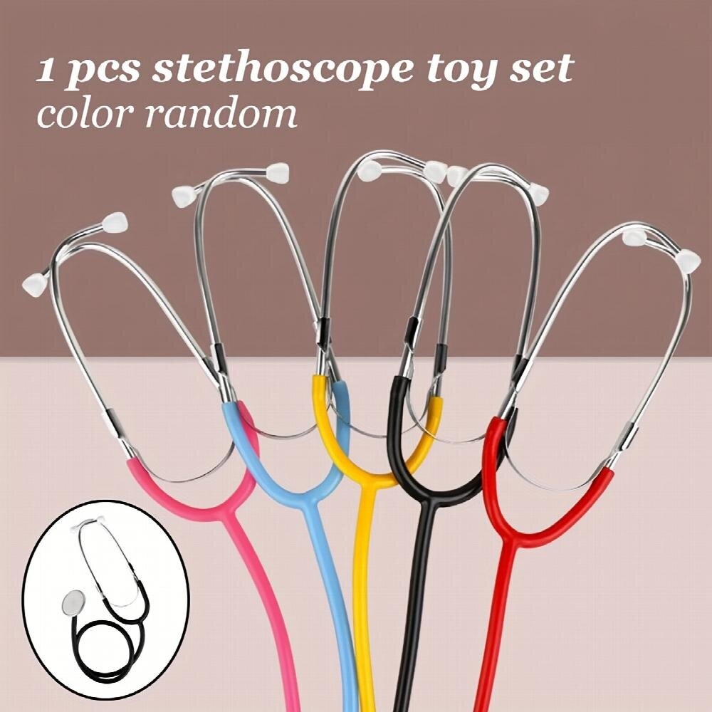 Colorful Plastic Stethoscope Childrens Stethoscope Toy Simulated Doctor ...