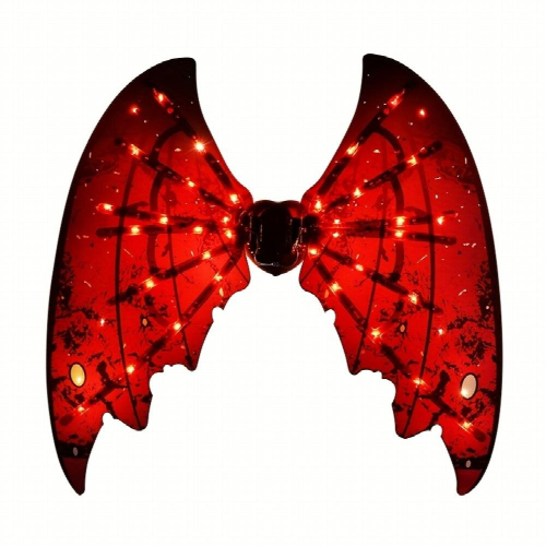 LED Illuminated Angel Wings Decorated Sparkly Wings Demon Angel LED ...