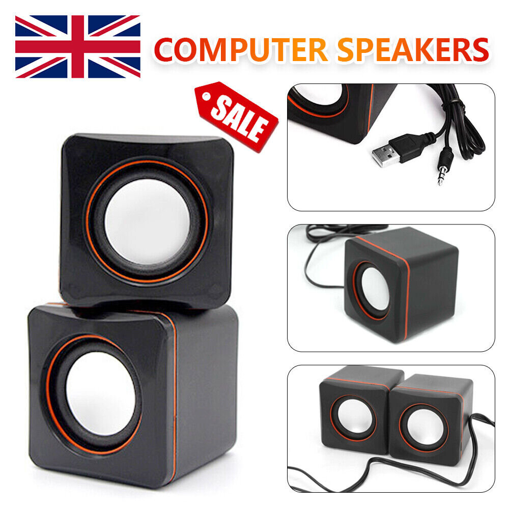 PC Laptop laptop speaker multimedia USB auxiliary power subwoofer on OnBuy