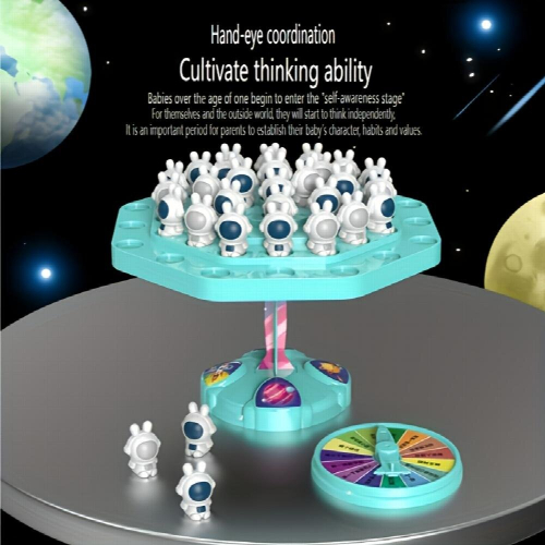 Balance Tree Space Rabbit Childrens Table Game Astronaut Stacking Fun ...