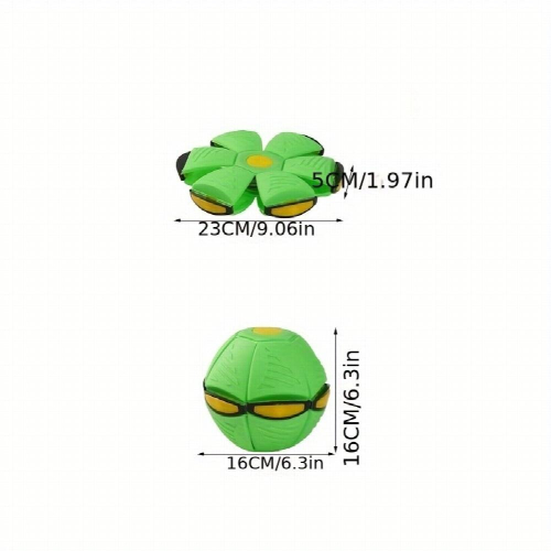 1pc Elastic Stepping On The Ball Deformed Flying Saucer Ball Stepped On ...