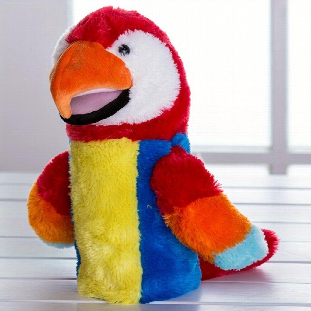 Plush Toy Hand Puppet Soft Animal Puppet Bird Parrot Hand Puppets For ...