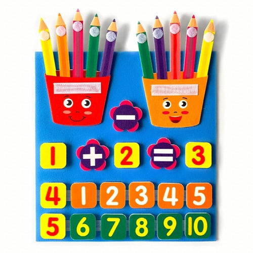 Learning Numbers Felt Board For Toddlers Counters For Kids Preschool ...