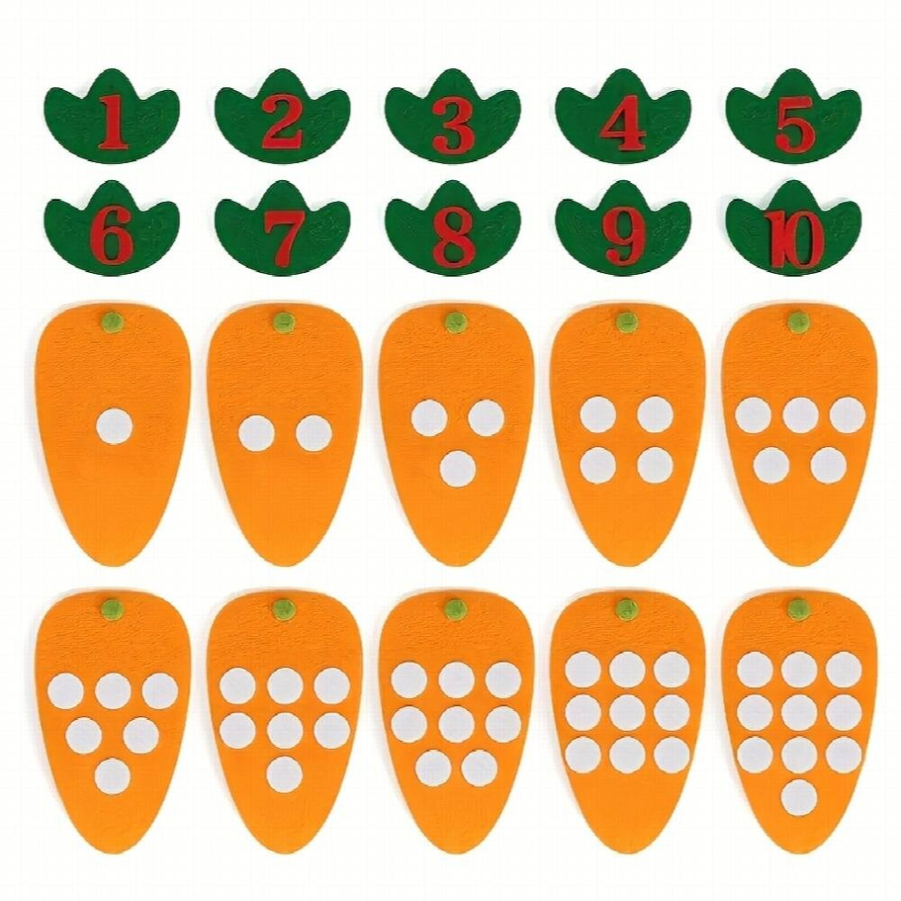 10pcs Learning Numbers Felt Board For Toddlers Counters For Kids ...