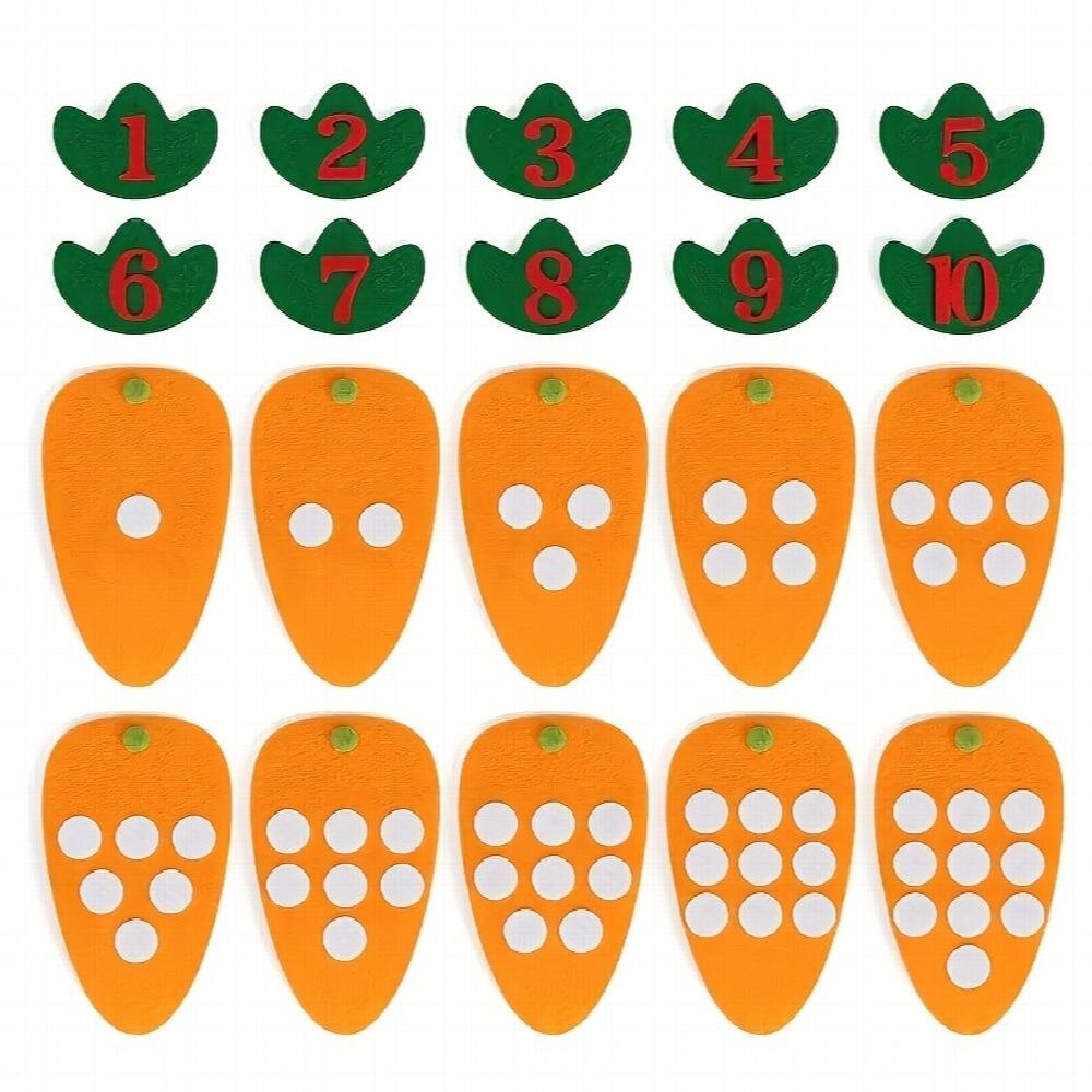 10pcs Learning Numbers Felt Board For Toddlers Counters For Kids ...