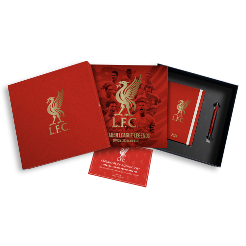 LIVERPOOL FC 2024 CALENDAR & DIARY MUSICAL GIFT BOX on OnBuy