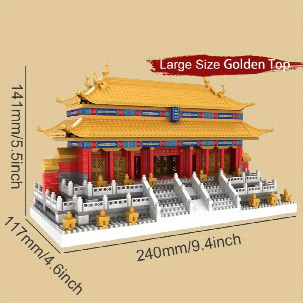 Chinese Architecture Of Turret Micro Building Blocks Set Creative Building Toys Model Set For ...
