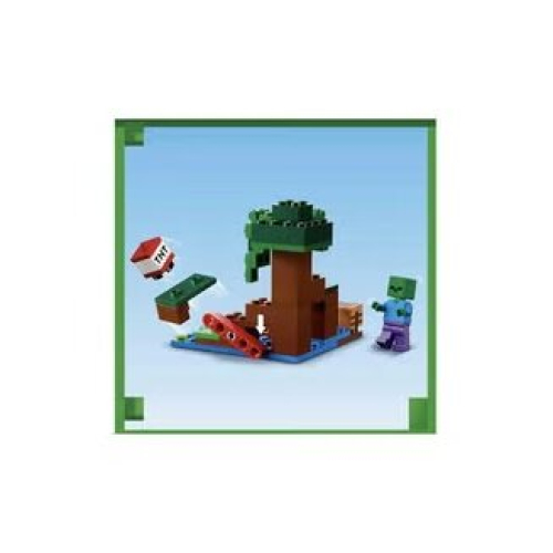LEGO 21240 Minecraft The Swamp Adventure, Building Game Construction ...