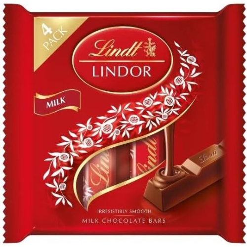 2 x Lindt Lindor Milk Chocolate Bars Multipack 4 X 25g on OnBuy