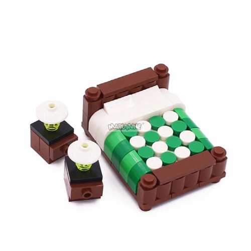 Marumine DIY House MOC Bricks Set Toys And Hobbie Bedroom Model ...