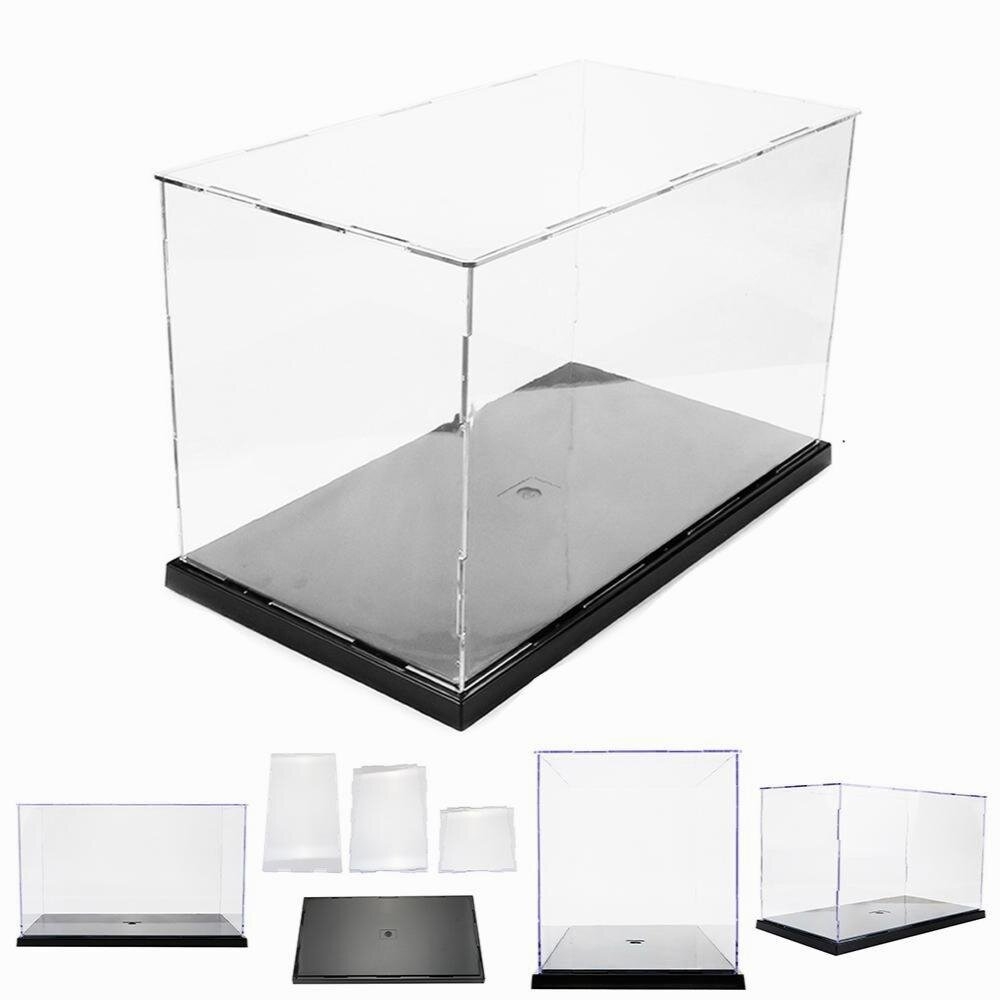 Model Toy Display Case DIY Assembly Transparent Acrylic Display Case ...
