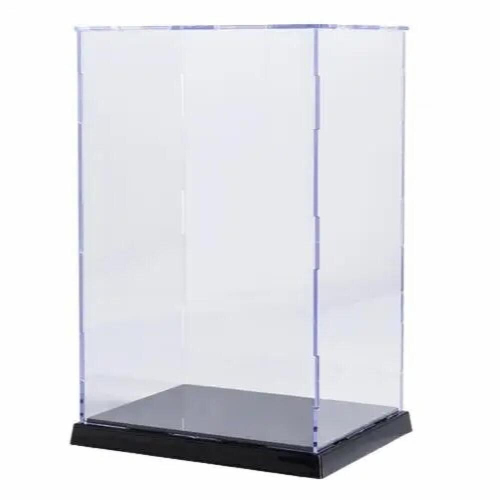 Useful Countertop Display Cabinet No Burr Highly Transparent Versatile Anti-dust Acrylic Display ...