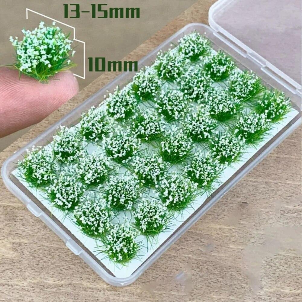 Model Grass Micro-scene Plant Model Grass Scene Green Shrubs Bush ...