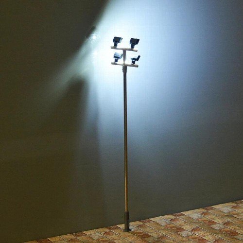 2Pcs/pack HO Scale Model 1:100 Scale Lighting Tower Model Layout ...