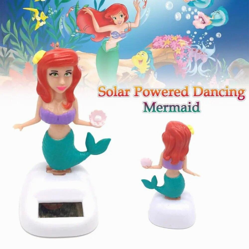 Solar Powered Toys Creative Home Decor Solar Powered Dancing Mermaid ...
