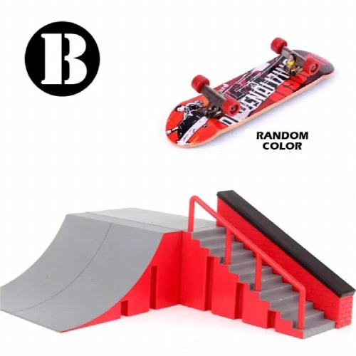 Mini Skateboard Toy Skate Park For Fingerboard Skateboard Ramps ...