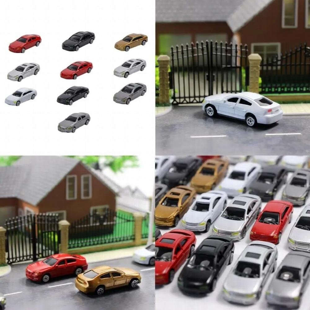 10x HO Scale Model Mini Vehicle Car 1:87 Architecture Model Train ...
