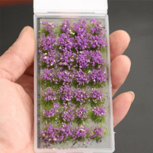 Model Flower Glass Bush For Train Landscape Scenery Layout Building ...