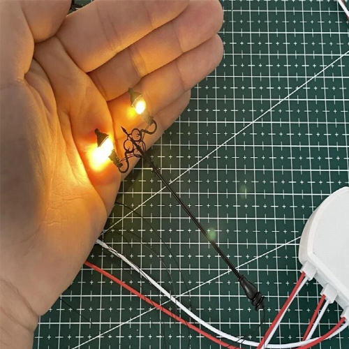 Ho Scale Boutique Model Lamps 3v highlight LED Lamp Model Park Light ...