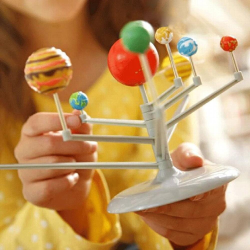 Solar System Nine Planets Model Science Kit DIY Assembly Parent-child ...